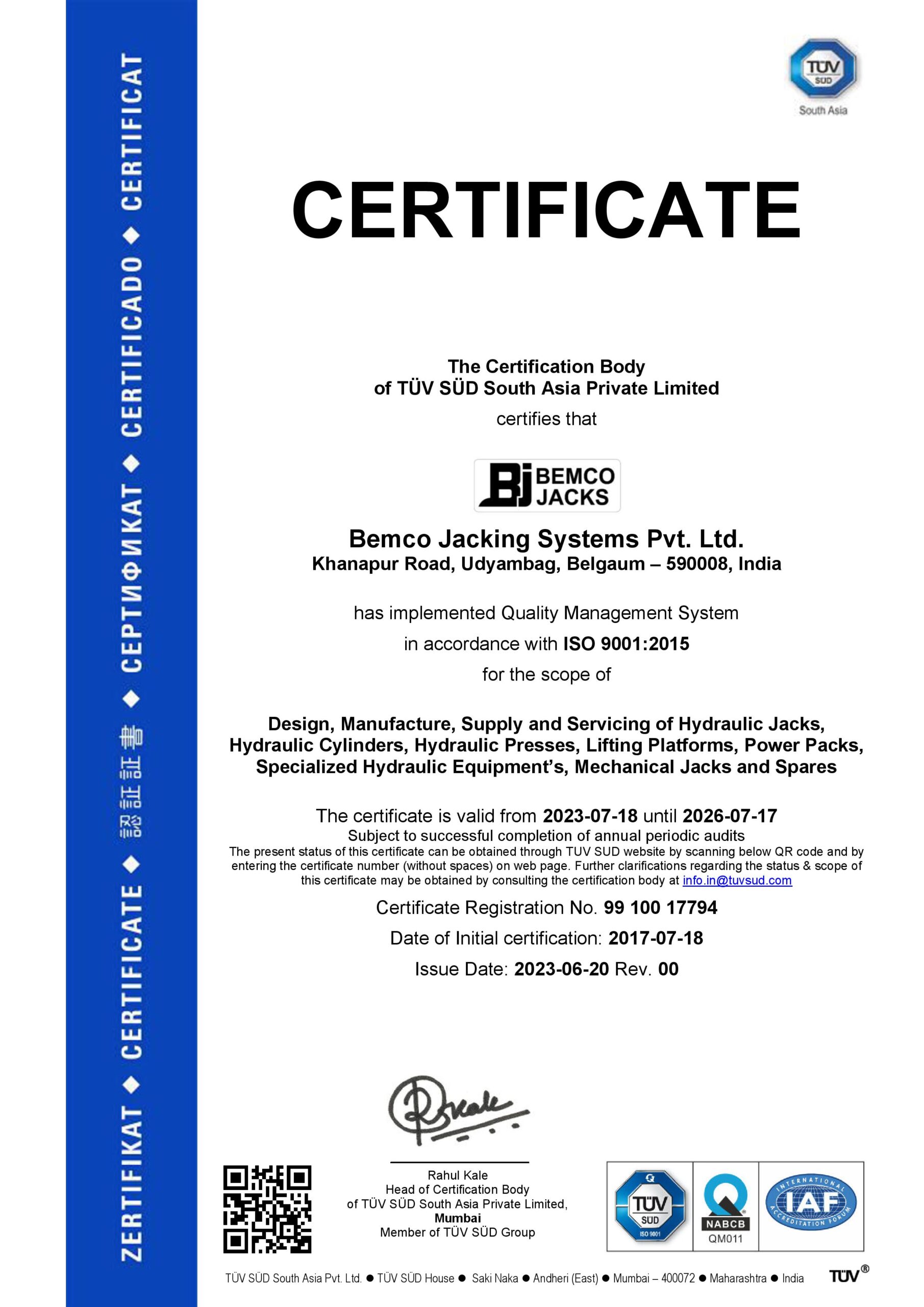 Industrial Hydraulic jacks & Pump Manufacturers in India